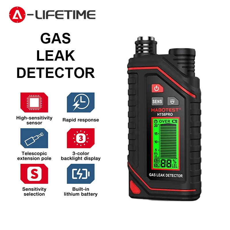 HT58PRO inflammable Gas probe Rechargeable Flammable natural Gas Leak ...