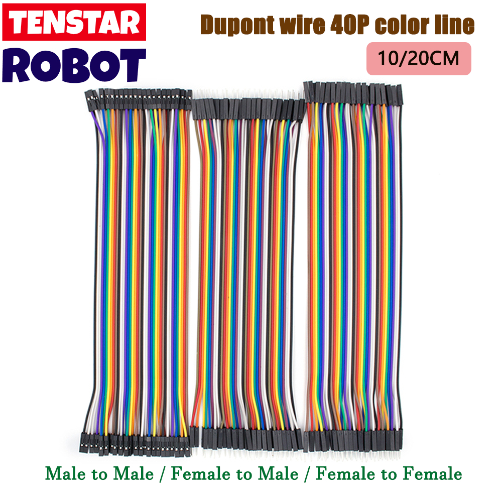 40pin Dupont Line 10cm/20CM Male to Male+Female to Male + Female to ...