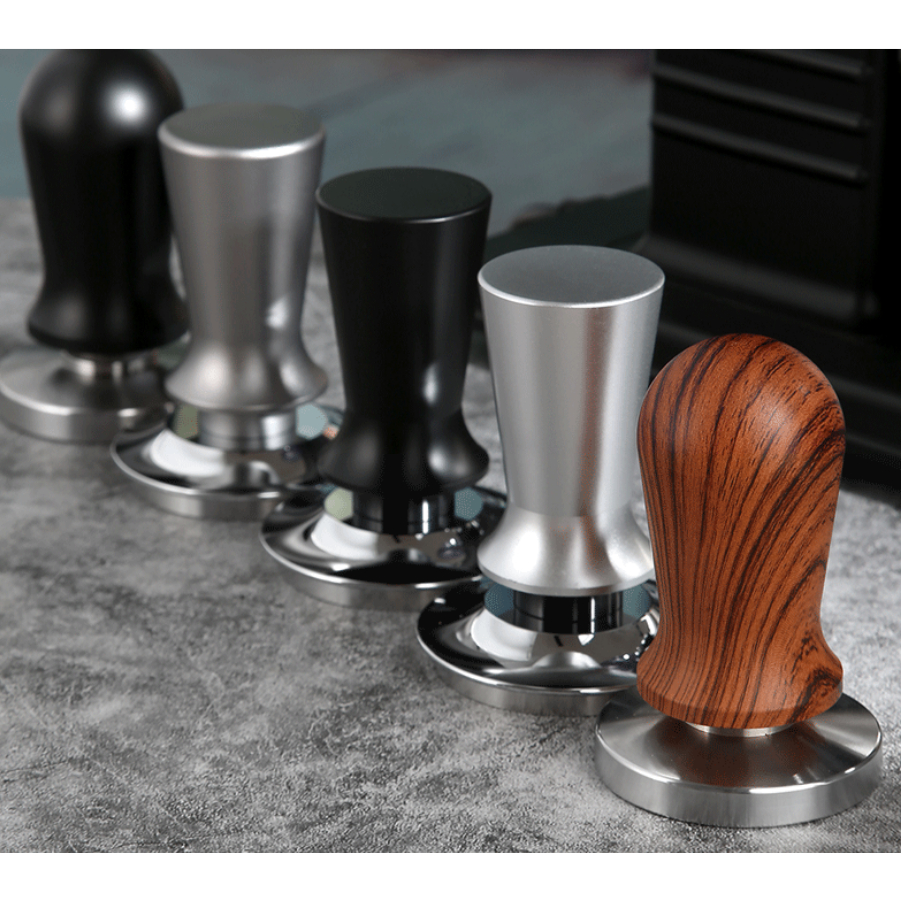 51/53/58mm 304 Stainless Steel Coffee Tamper Spring Base Powder Press ...