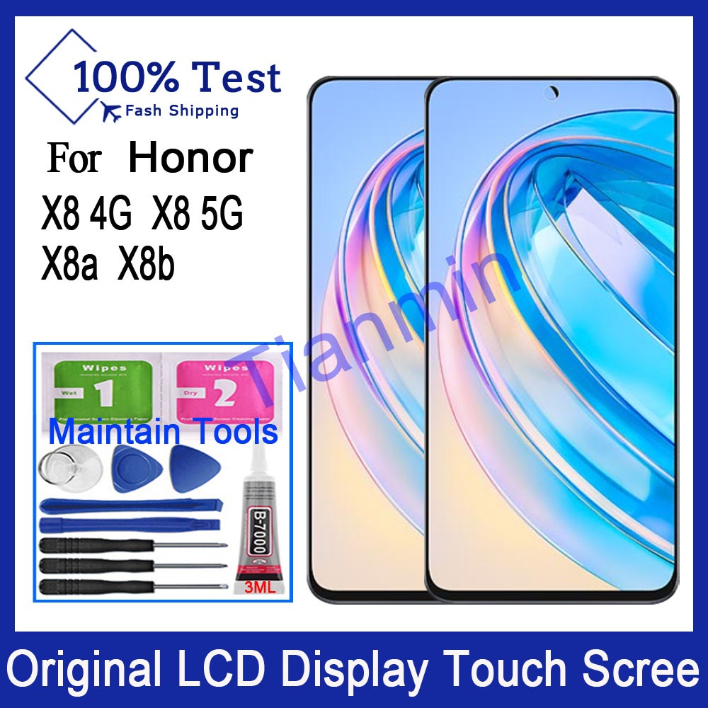 Honor X8 4G X8 5G X8a X8b LCD Original Touch Screen Assembly ...