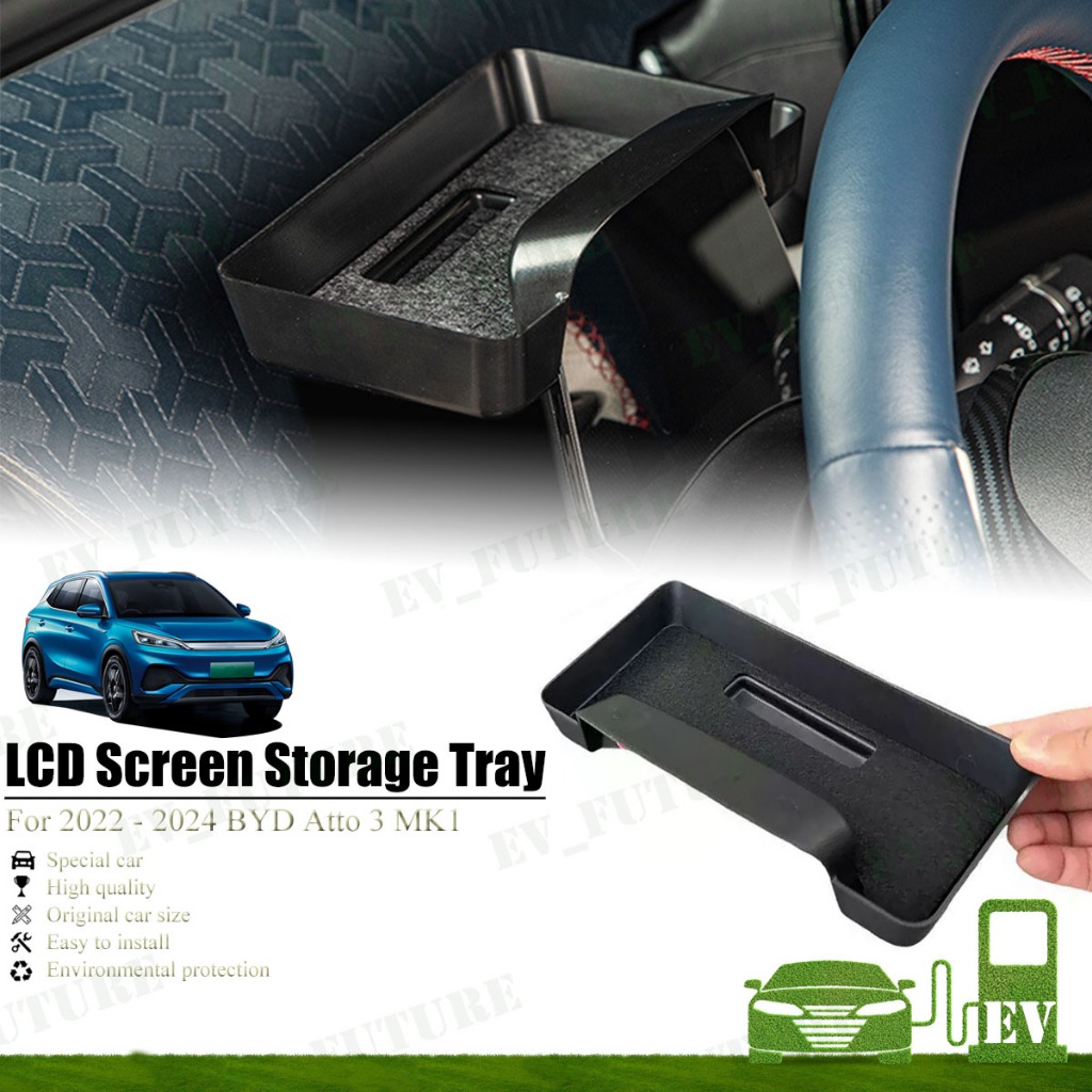 For 2022 - 2024 BYD ATTO 3 LCD Display Storage Tray Yuan Plus Dashboard ...
