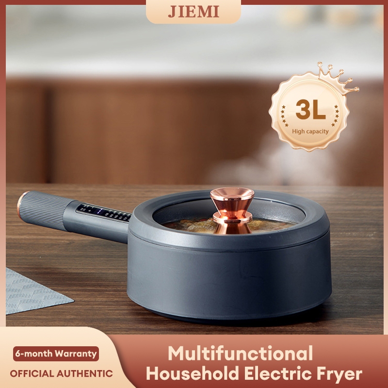 JIEMI Electric Multi-Functional Small Cooking Pot With Steamer ...