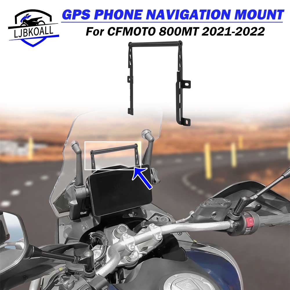 LJBKOALL 800MT GPS Navigation Bracket Supporter Holder for CFMoto 800 ...