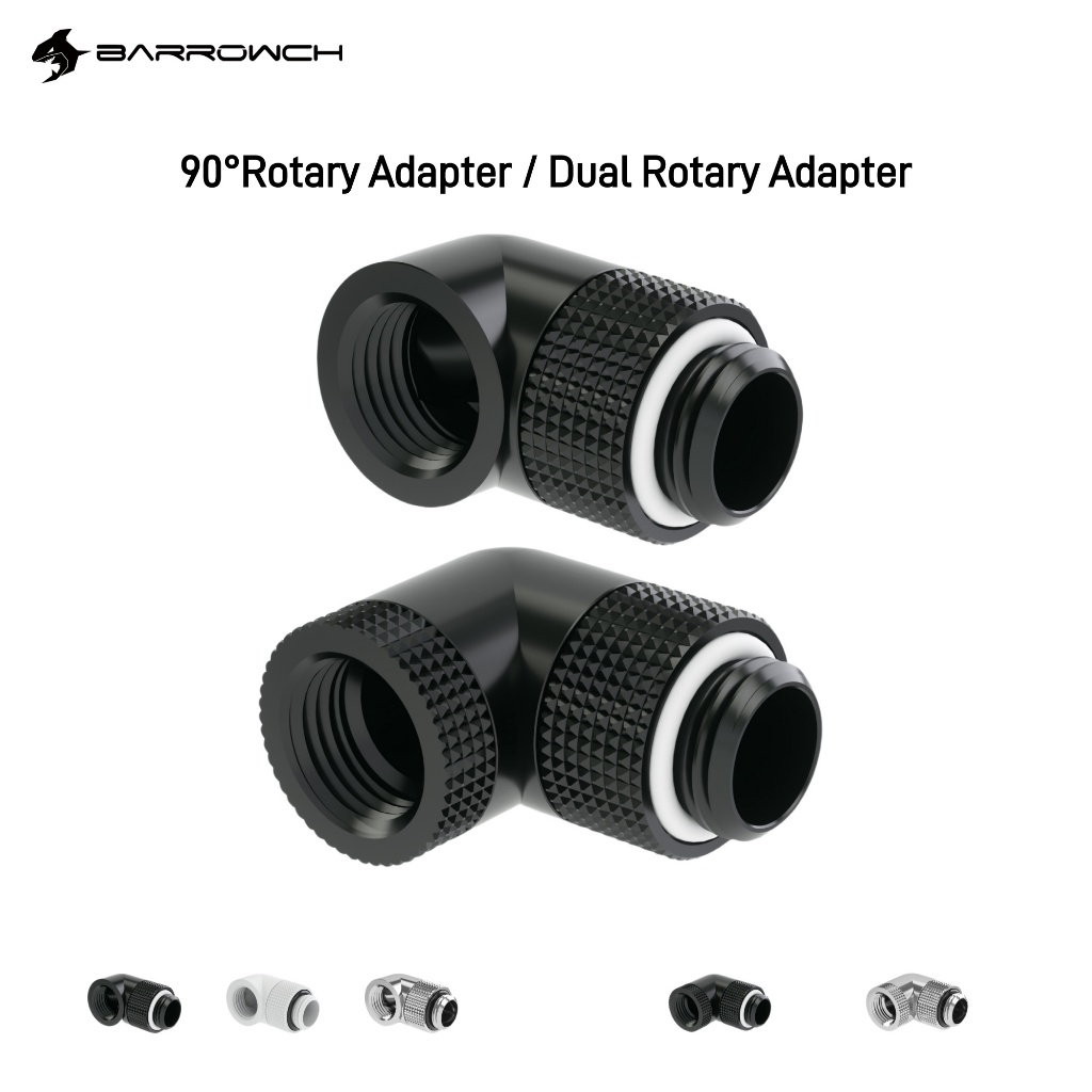 Barrowch 90°Rotary Adapter / Dual Rotary Adapter(Male to Female) FBWT90 ...