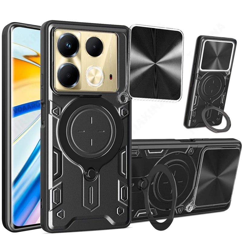 Shockproof Protector Heavy Hard Casing Case with Metal Stand for ...