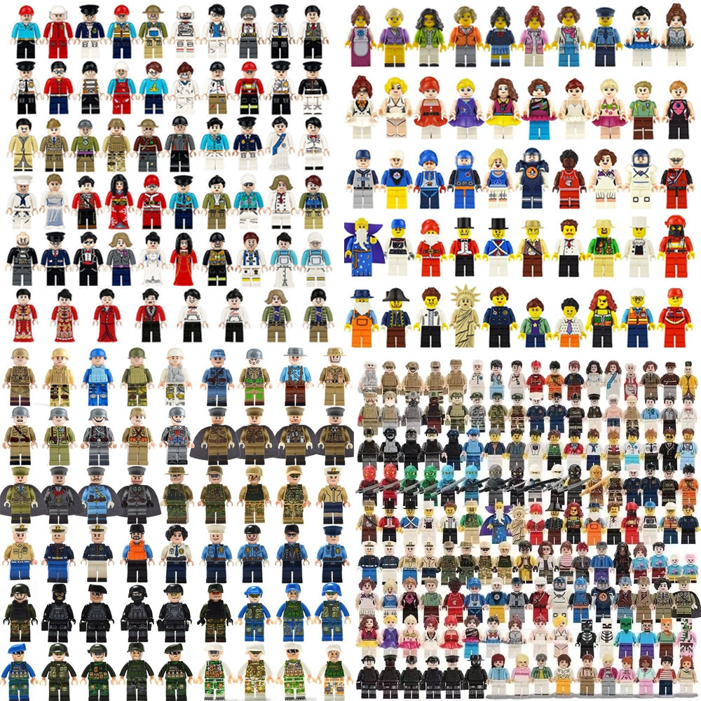 New 30pcs Random Minifigures Mini Figures Super Heroes Military Soldier ...