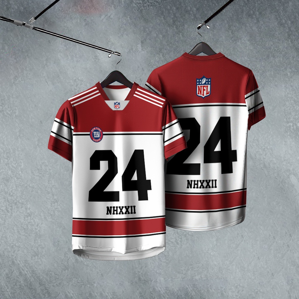 Oufisun Street American Retro No. 24 Men's Football Uniform Quick ...