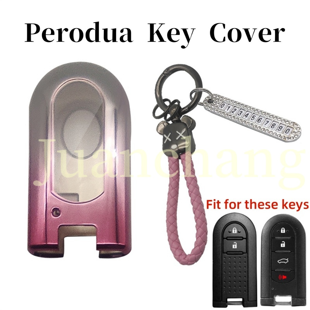 TPU Gradient Color Car Key Cover Case for Perodua MYVI BEZZA AXIA ARUZ ...