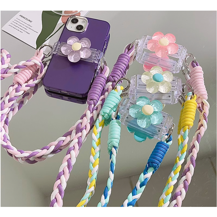 Mobile Phone Clip With lanyard Mobile Phone String Weave Phone Strap ...