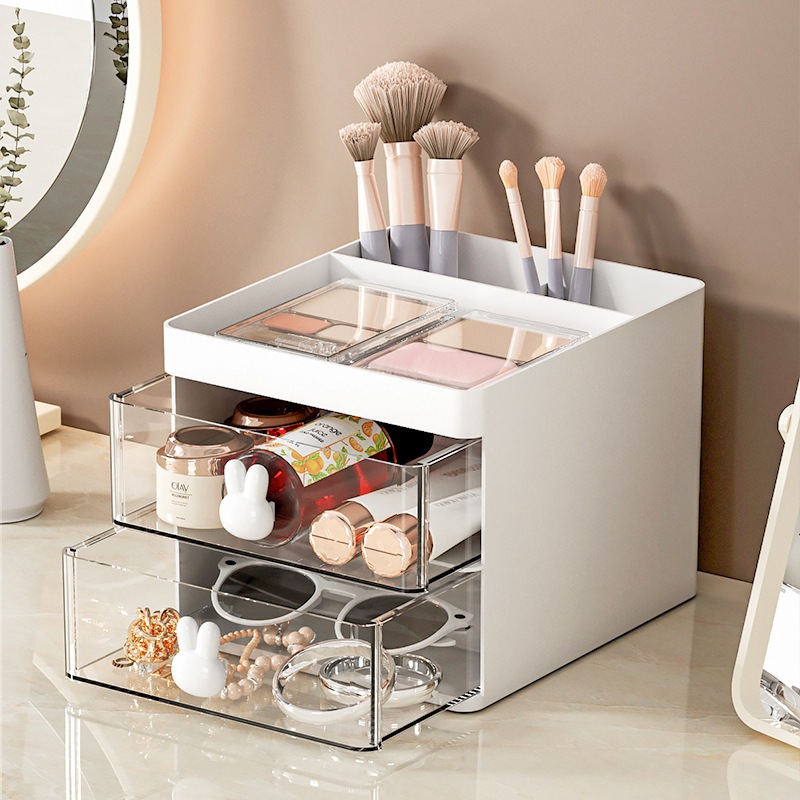 Creative Drawer Pen Holder Storage Box Compartment Pen Holder ...