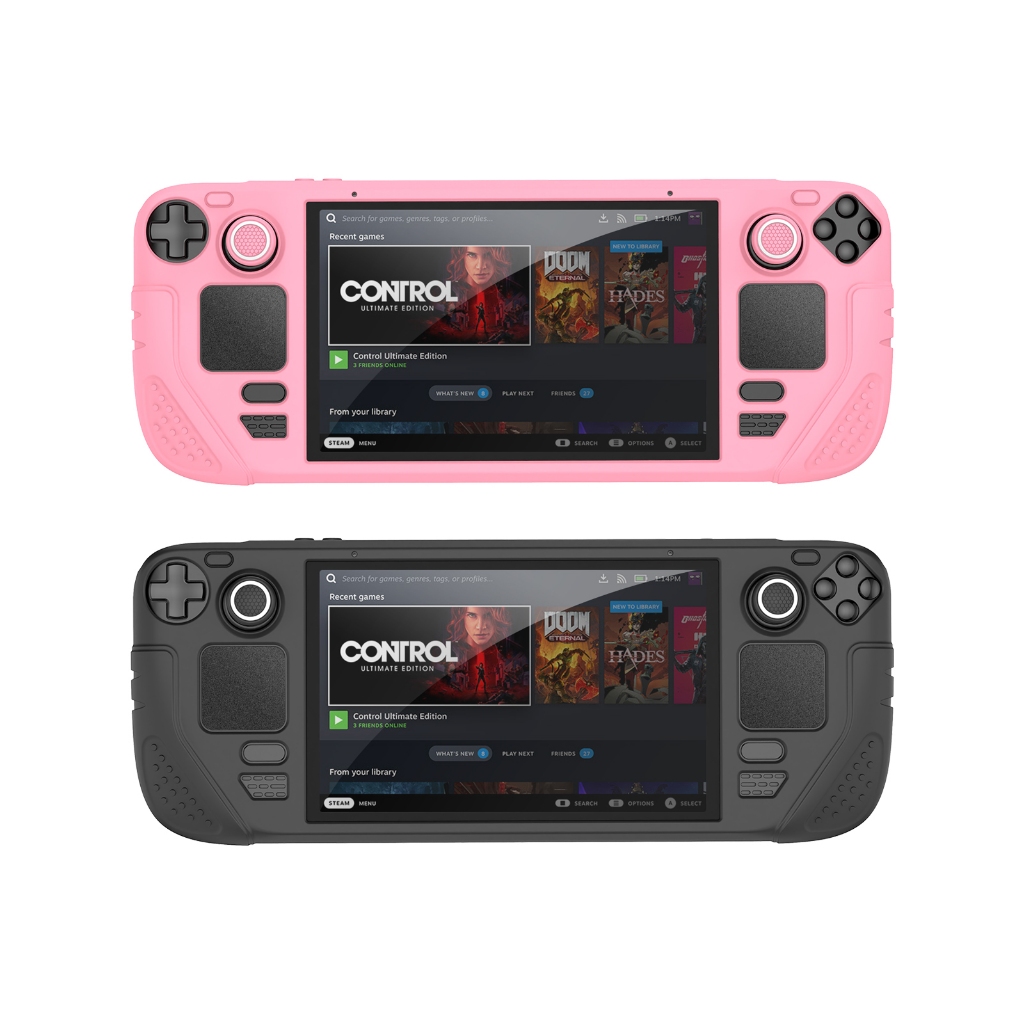 IINE Steam Deck OLED Protective Case Set Full Protection Anti-slip Non ...