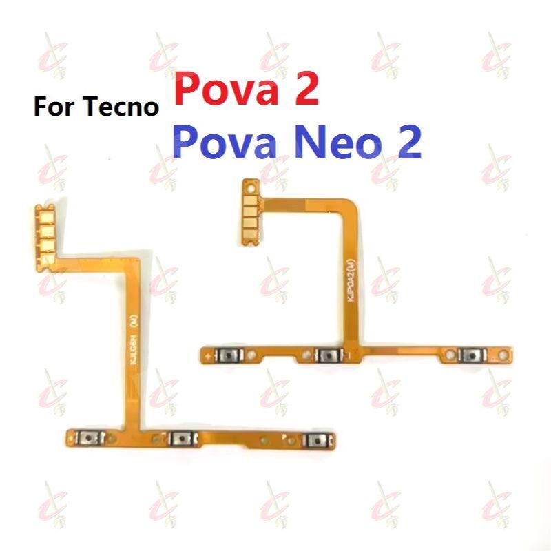 Power switch volume button flex for Tecno Pova Neo 2 LG6n LE7 LE7n ...