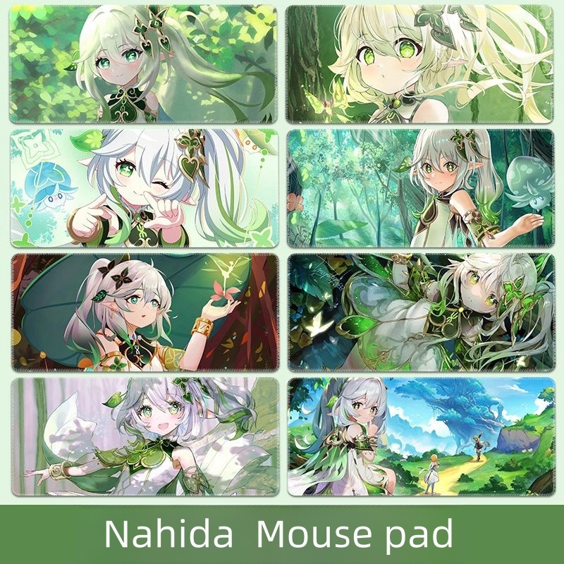 Nahida mouse pad Oversized Genshin Impact Merchandise Keyboard pad ...