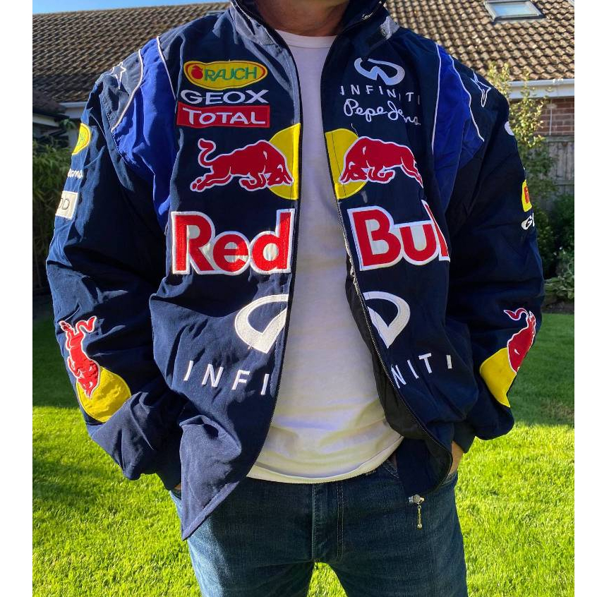 Red Bull Retro Running Jacket | Shopee Malaysia