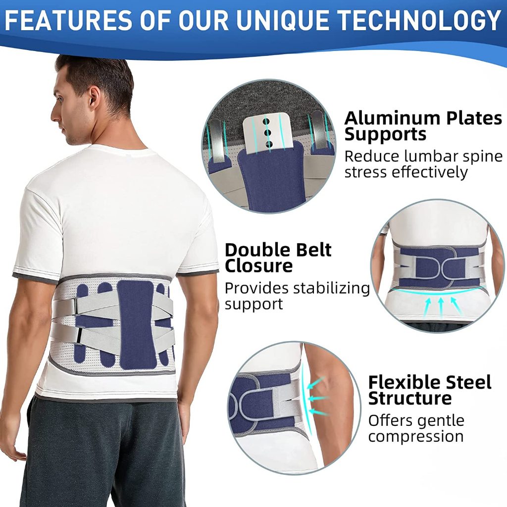 Lumbar Support Belt Disc Herniation Orthopedic Strain Pain Relief ...