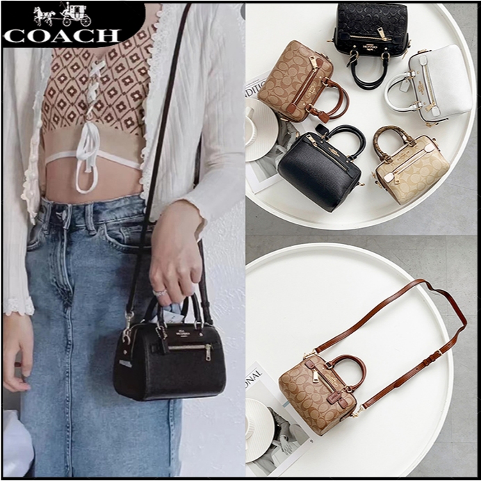 outlet C9947 C9950 CC944 2300 Classic Logo Mini ROWAN Boston Bag Women ...