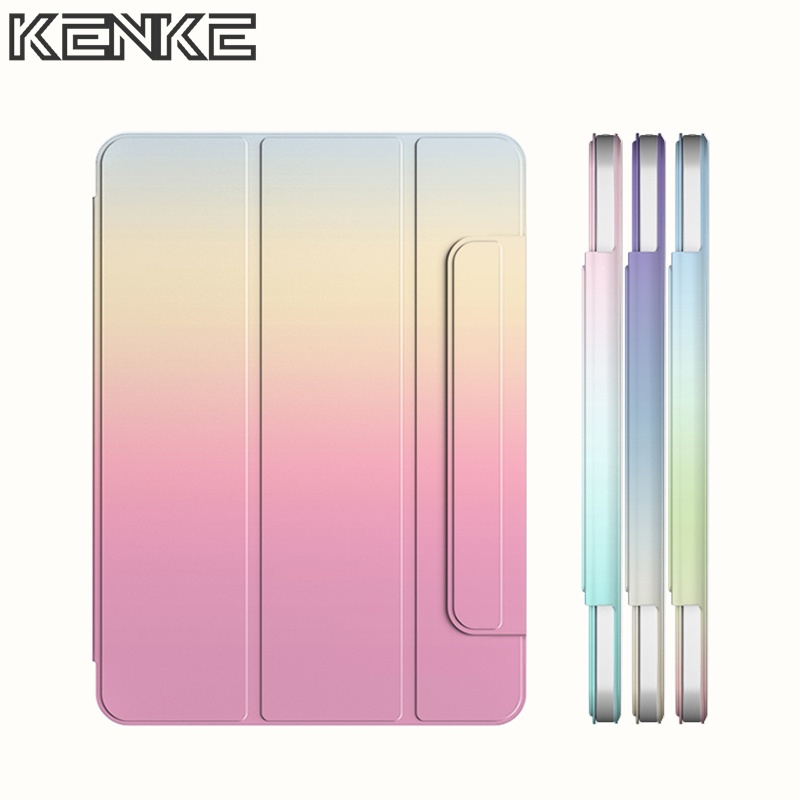 kenke ipad case Ultra-thin magnetic double-sided clip Case for ipad ...