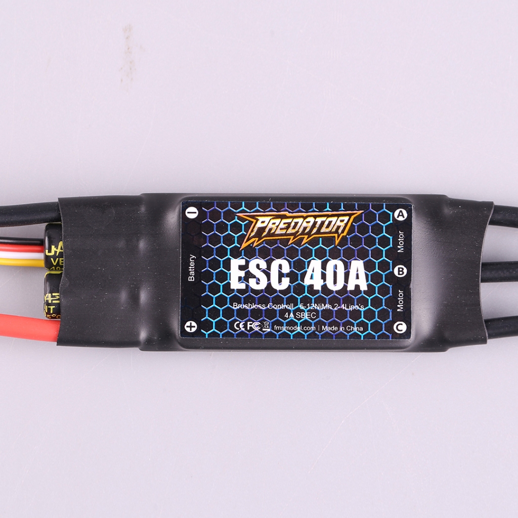 Fms PREDATOR Brushless Esc 40A Aircraft Model Electric Adjustment 3a ...