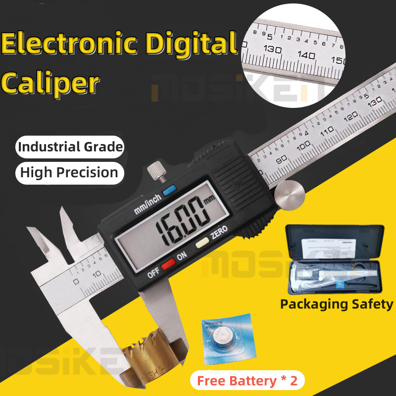 Digital Caliper Waterproof MeasureRange 0-150mm Stainless Steel ...