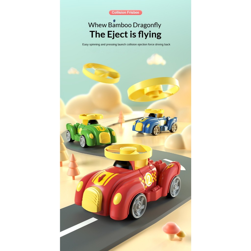 Flying saucer toy car boomerang collision catapult bamboo dragonfly ... Flying saucer toy car boomerang collision catapult bamboo dragonfly ...