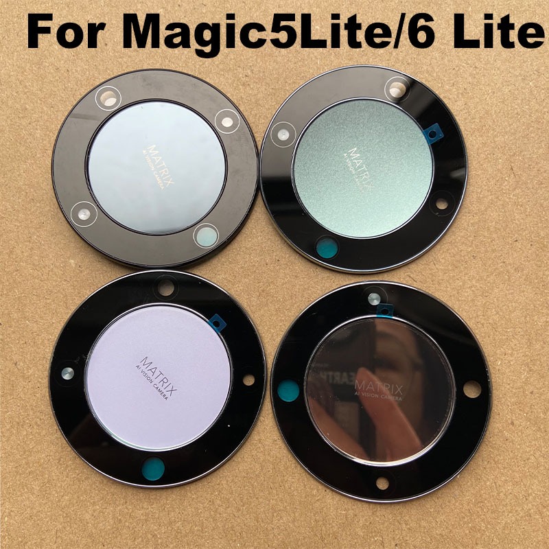 For Huawei Honor Magic5 Lite / Magic6 Lite Back Camera Frame and Glass Lens With Camera Frame ...