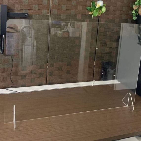 dining table penghadang ruang partition divider Transparent isolation ...