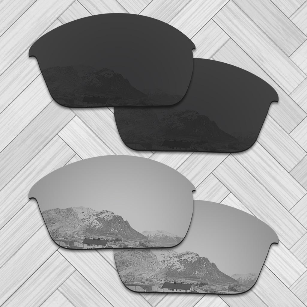 2 Pairs POLARIZED Replacement Lenses for Half Jacket Asian Fit ...