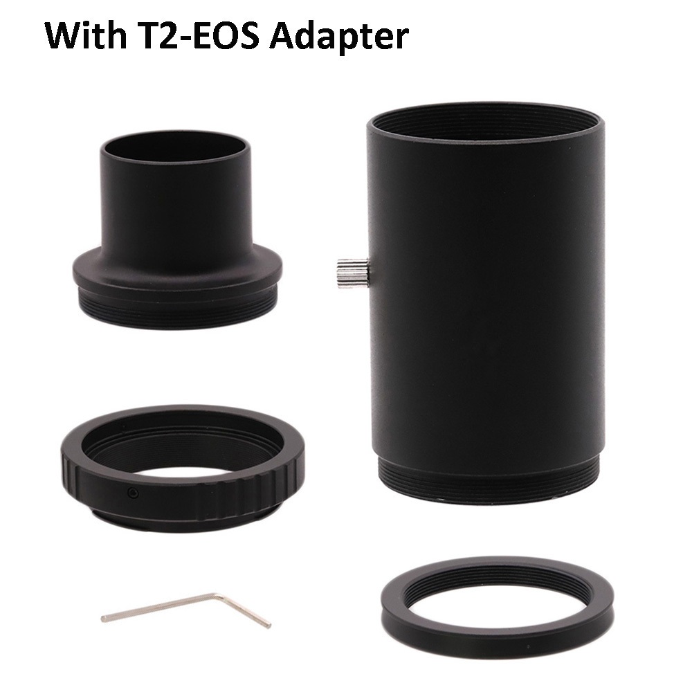 1.25" M42 x 0.75" T-Mount Adapter + CA1 Telescope Extension Tube + T2 ...