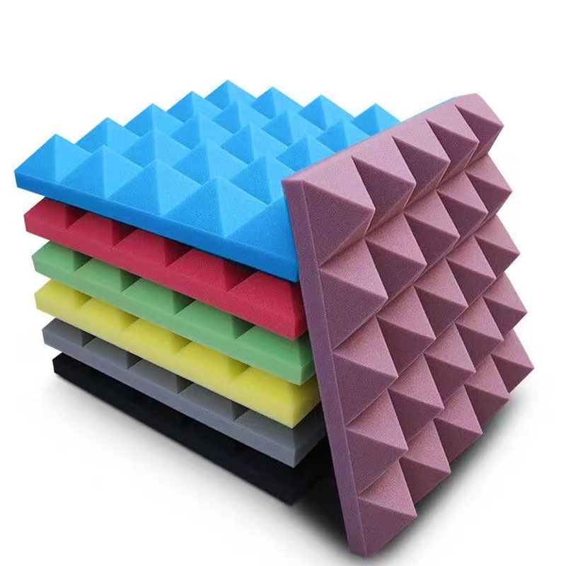 1pc 50x50x5cm Eco-friendly Pyramid Soundproof Sponge ,Acoustic Foam ...