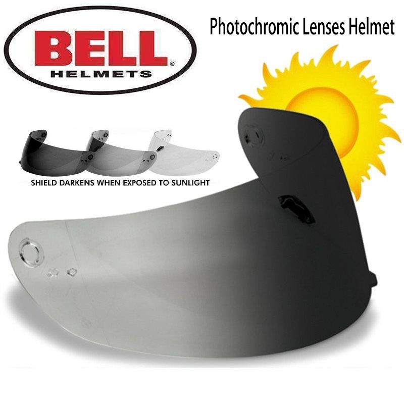 Photochromic Lenses Helmet Shield Lens for BELL Qualifier DLX MIPS ...