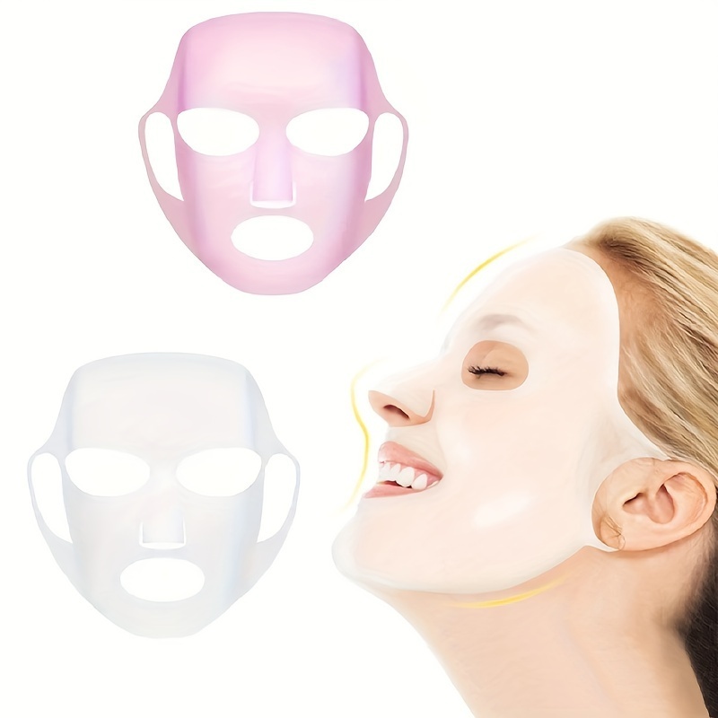 Hanging Ear Type 3D Silicone Mask Cover Wet Mask Cover Anti-evaporation ...