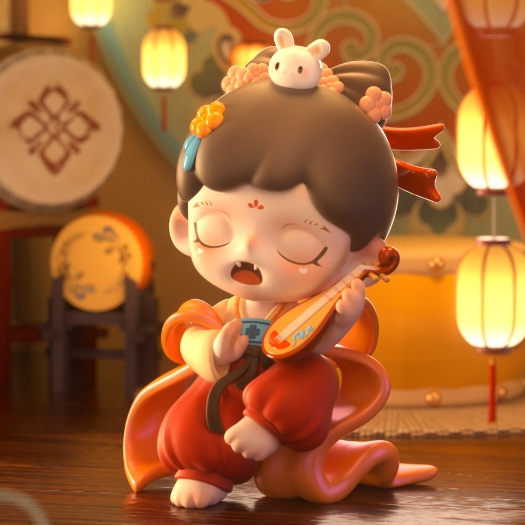 TNTSPACE BABY ZORAA Ling Long Fu Series Cute Kawaii Action Figures ...