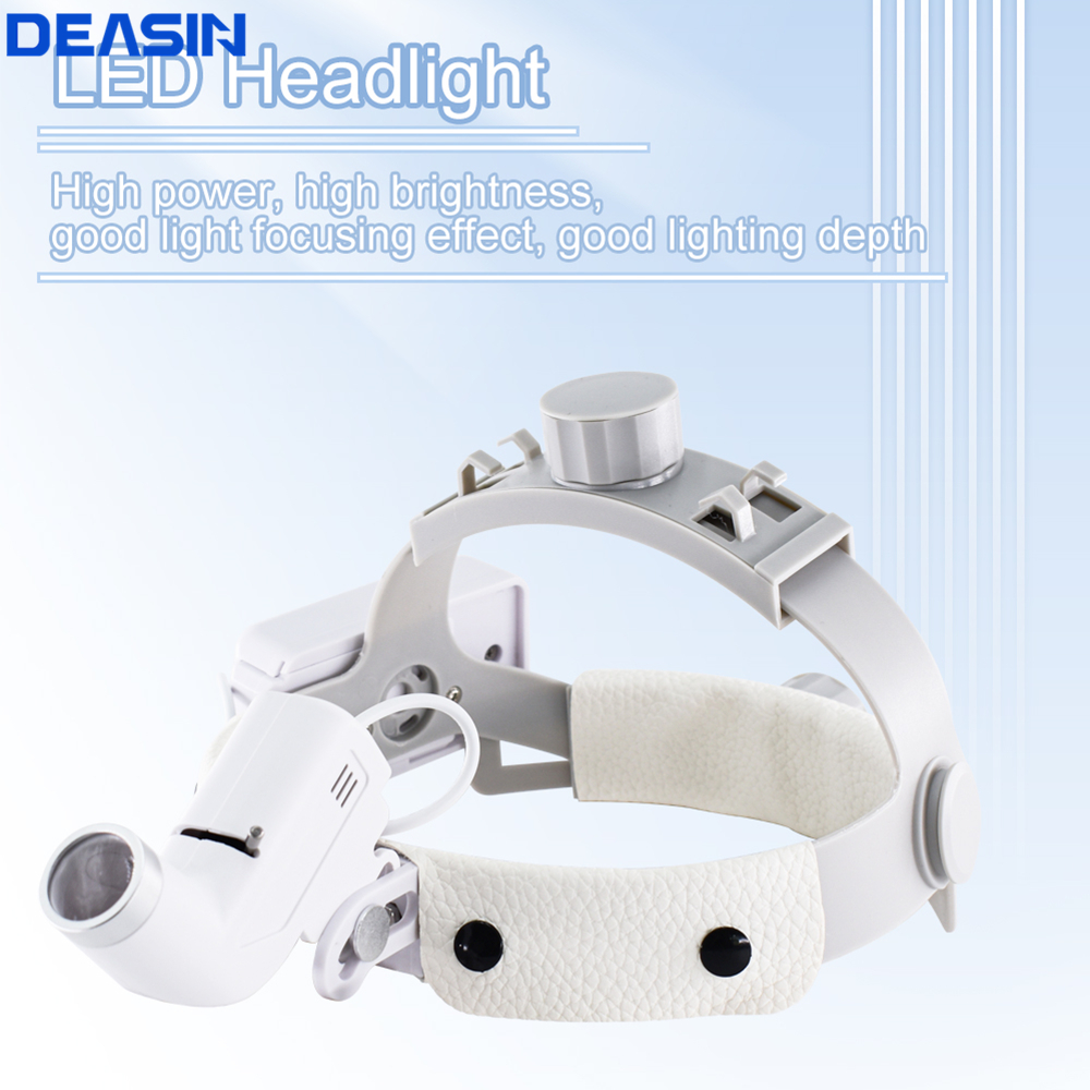 Dental LED Head Light Lamp For Binocular Loupes Brightness Spot ...