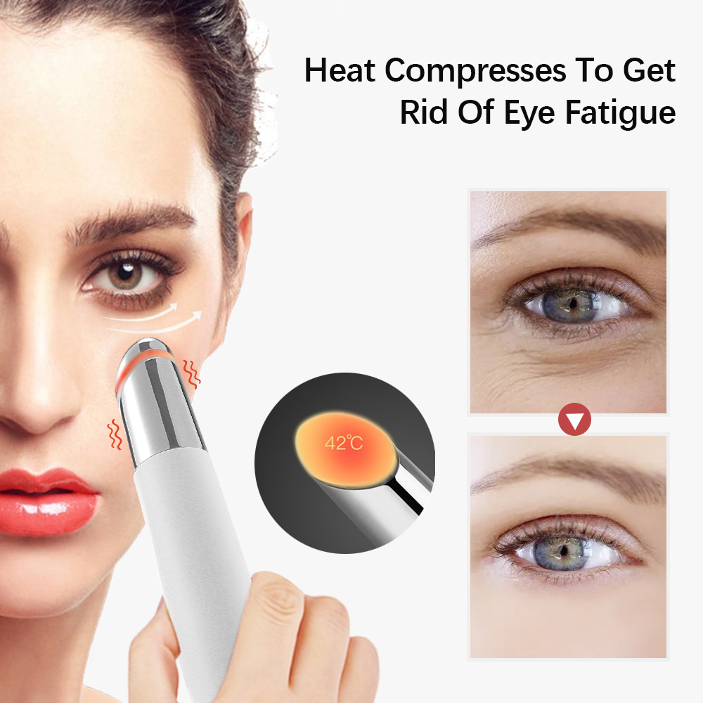 Electric Eye Massager Vibration Heated IPL Eye Beauty Device Blue ...