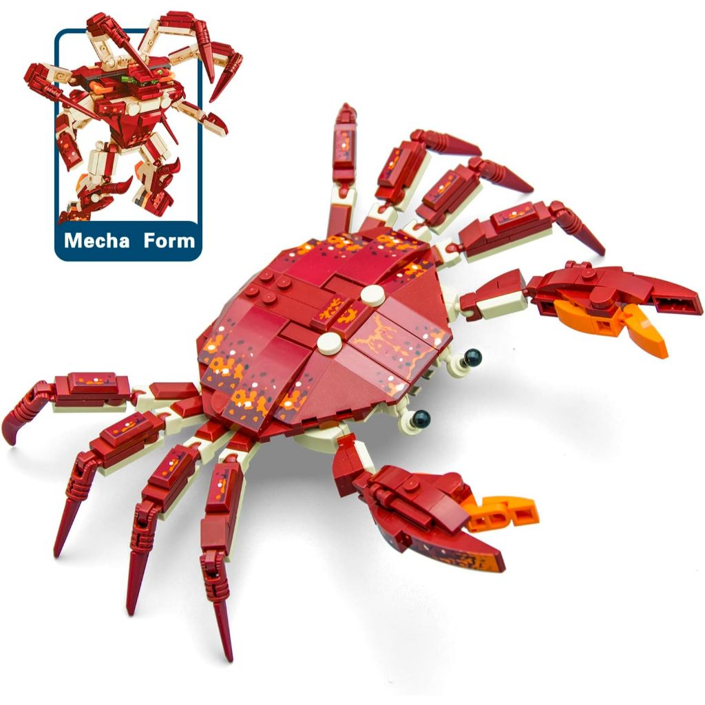 Ocean Animal Building Blocks, Deep Sea Creatures Building Toy Set for ...