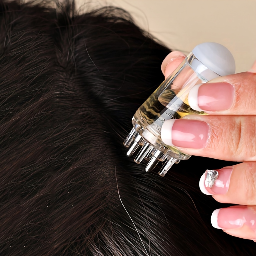 Scalp Essential Oil Roll-On Massager Head Medicine Device Can Be Used ...