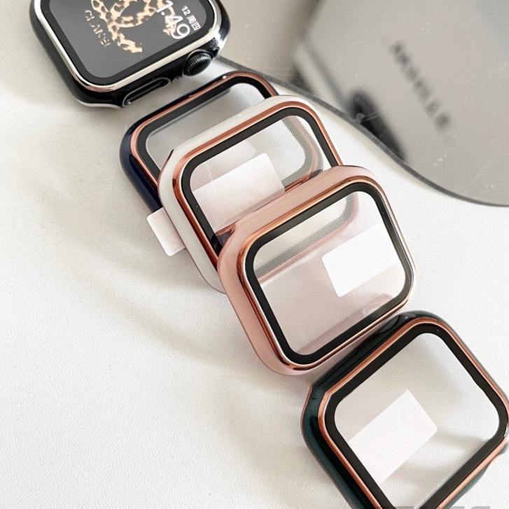Apple WATCH 9th Generation Phnom Penh Tempered Film One-Piece Case iwatch S9 8 7 6 Shock ...