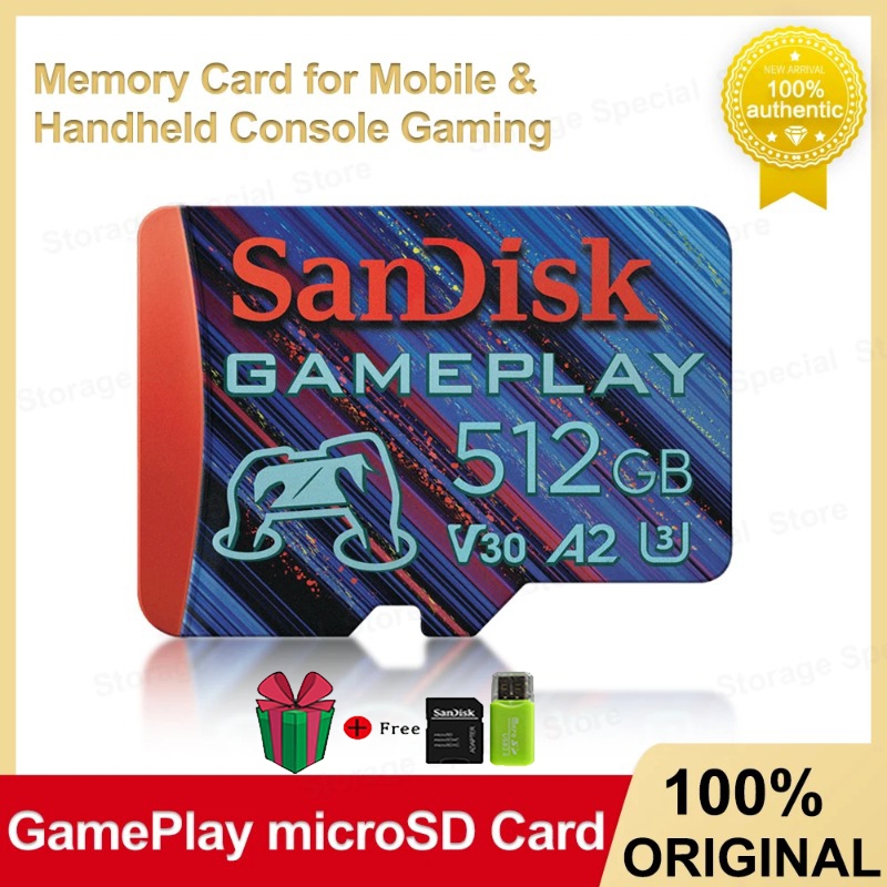 SanDisk GamePlay micro SD Card for Mobile and Handheld Console Gaming ...