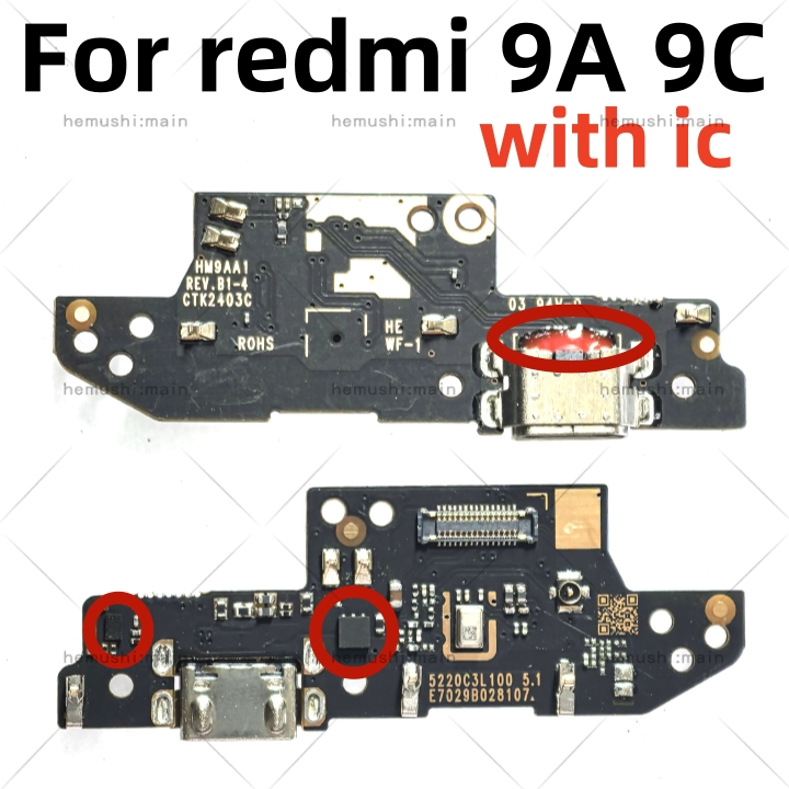 USB Charging charger port board For xiaomi redmi 9A 9C Mainboard Flex ...