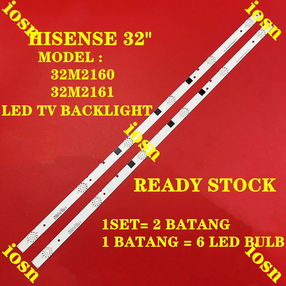 READY STOCK 32M2160 32M2161 HISENSE 32" LED TV BACKLIGHT 32M2160P ...