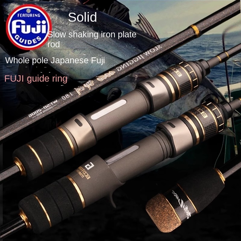 Fuji Guide Ring Slow Rocking Iron Plate Rod Carbon Solid Offshore Boat ...