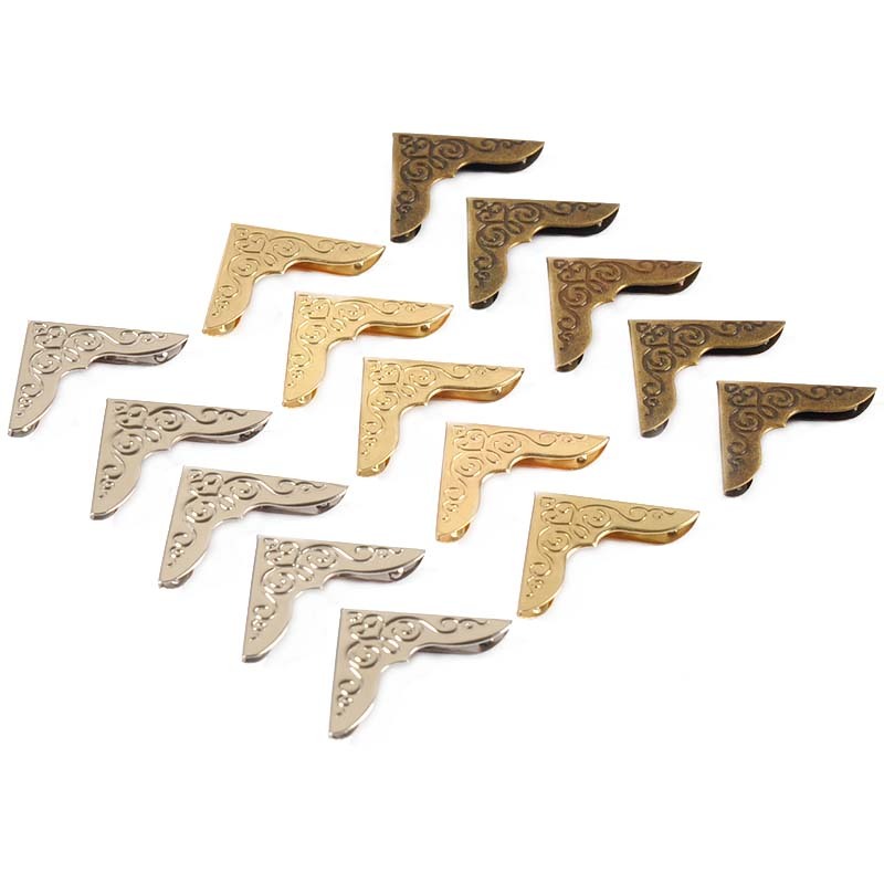 50pcs 23x23x2.5mm Metal Corners For Books Scrapbooking Photo Albums ...