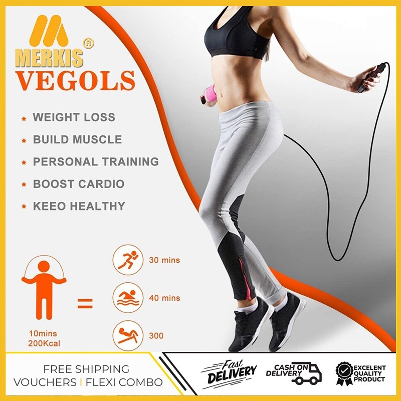 Speed Aerobic Exercise Jumping Ropes Adjustable Bearing Speed Jump ...