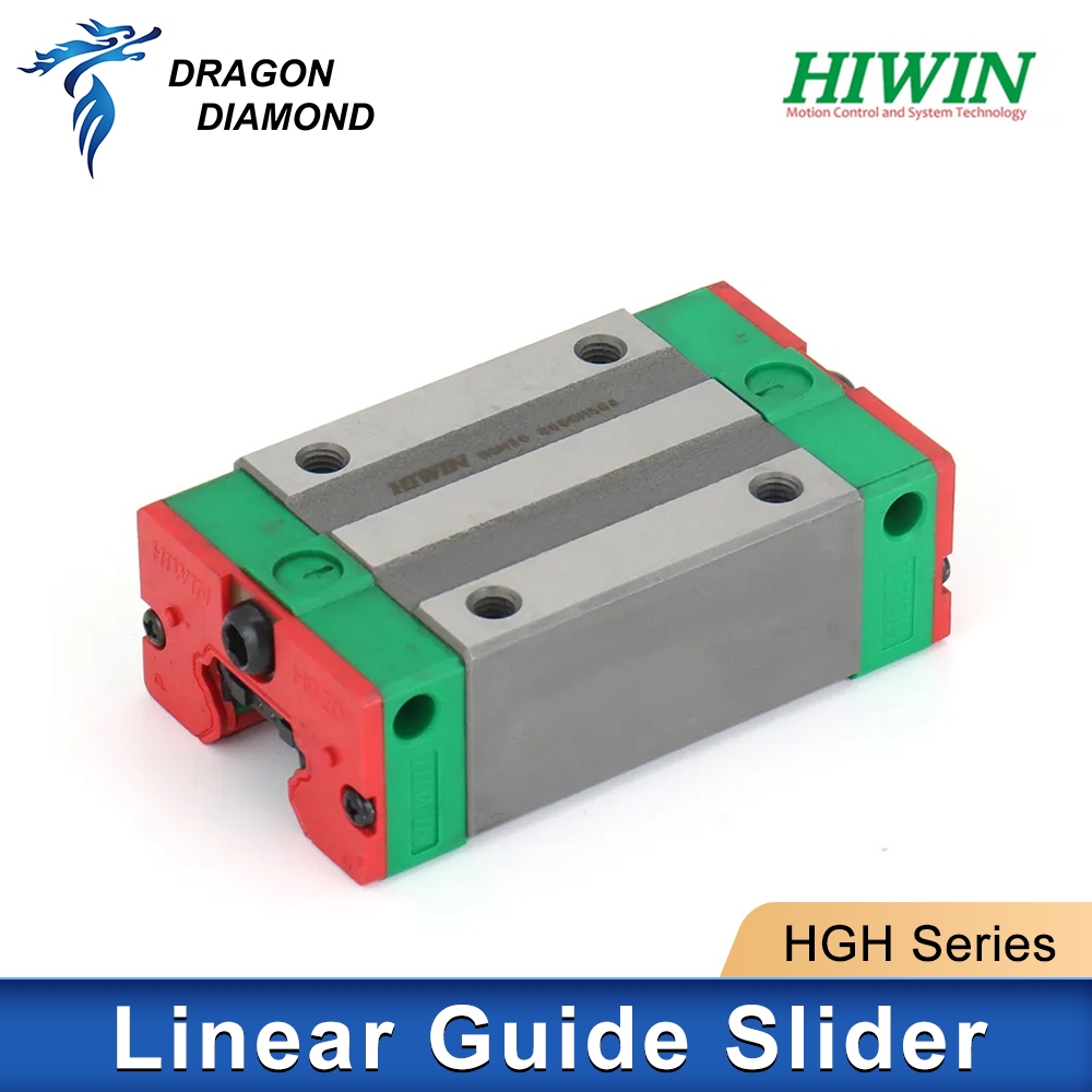 1PC Original Hiwin Linear Guide Block Carriage Guide Rail CNC 3D Printer Part HGH15CA HGH20CA ...