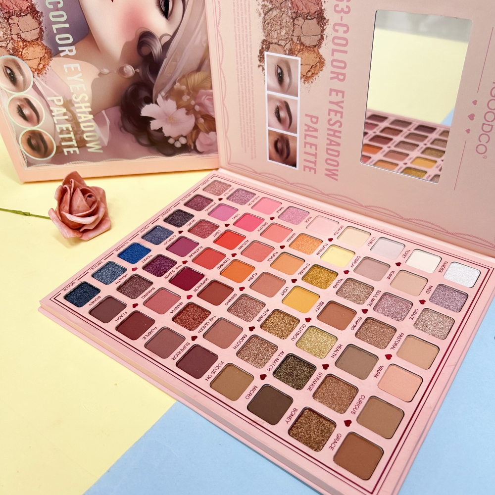 Ready Stock Beauty Pattern 63 Color Pearl Matte Eyeshadow Makeup Plate ...