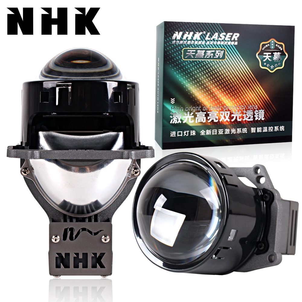 NHK TIAN MU Laser LED Headlight 3.0'' Bi LED Projector Lens 5700K 30000LM Upgraded Hella 3R G5 ...