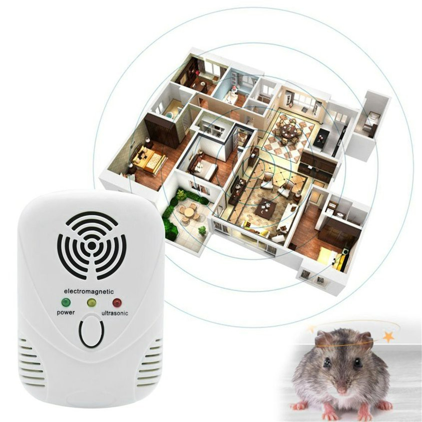 Electronic Ultrasonic Mouse Repeller Cockroach Killer Trap Insect Rats ...