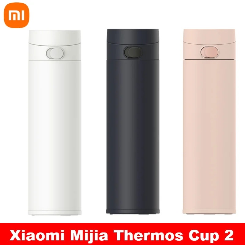 Xiaomi Mijia Thermos Cup Flip Version 2 480ml Automatic Lock Design 316 Stainless Steel Liner 6 ...