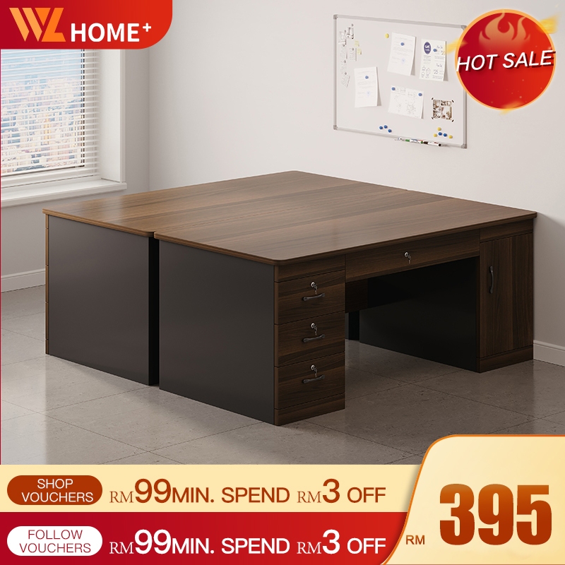 Meja Study Multifunctional Study Table With Drawer Home Office Table ...