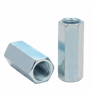 M6 M8 M10 M12 M14 Galvanized Hex Coupling Nut Long Nut Thread Rod Joint ...